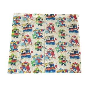 Vintage | Other | Vintage Walt Disney Curtain Panel Fabric Mickey ...